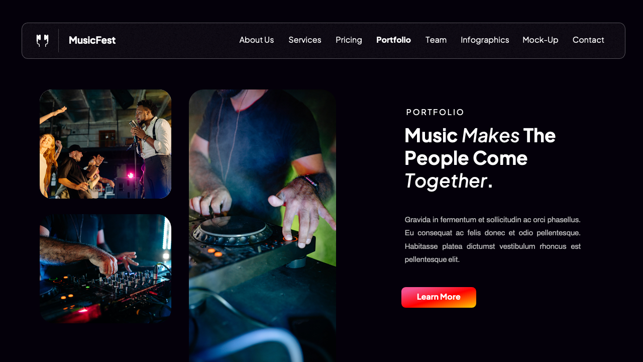 MusicFest - Music Event PowerPoint Template, Presentation Templates