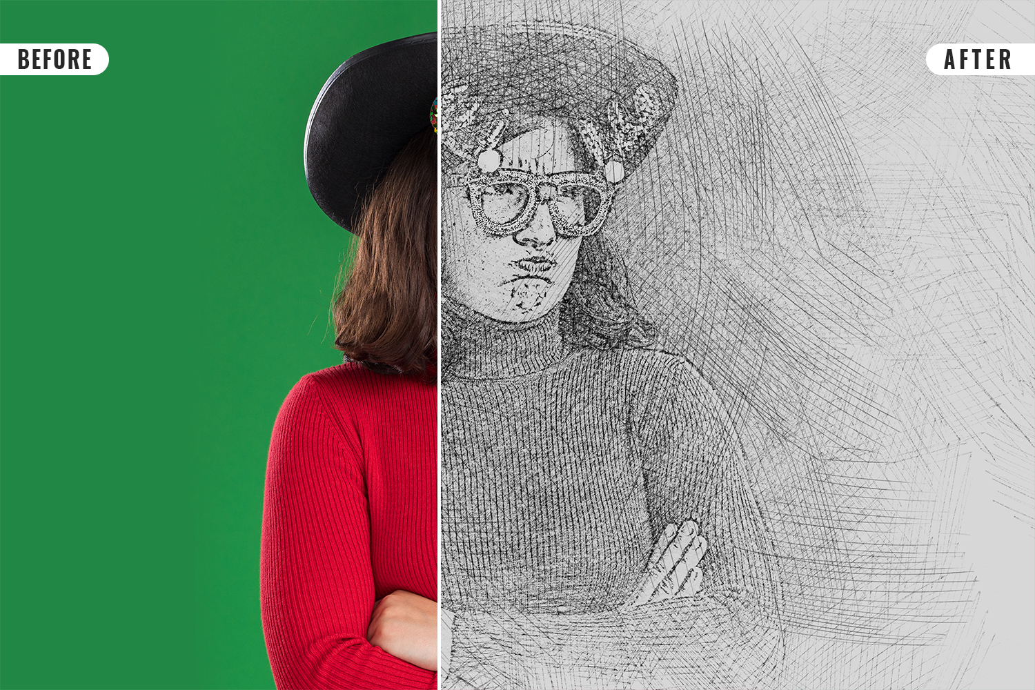 Sketch Photo Effect, Add-ons | GraphicRiver