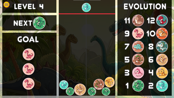 Dino Fusion Bubble Evolution - HTML5 Game (With Construct 3 Source-code .c3p) by ...