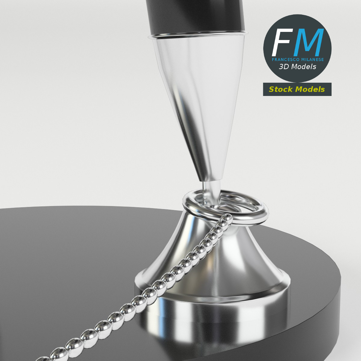 Reception pen on chain by FrancescoMilanese85 | 3DOcean