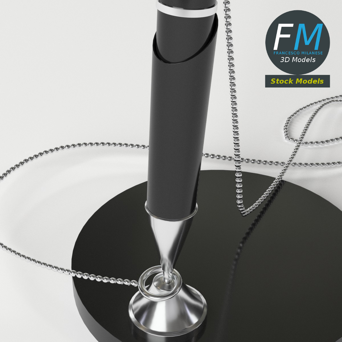 Reception pen on chain by FrancescoMilanese85 | 3DOcean