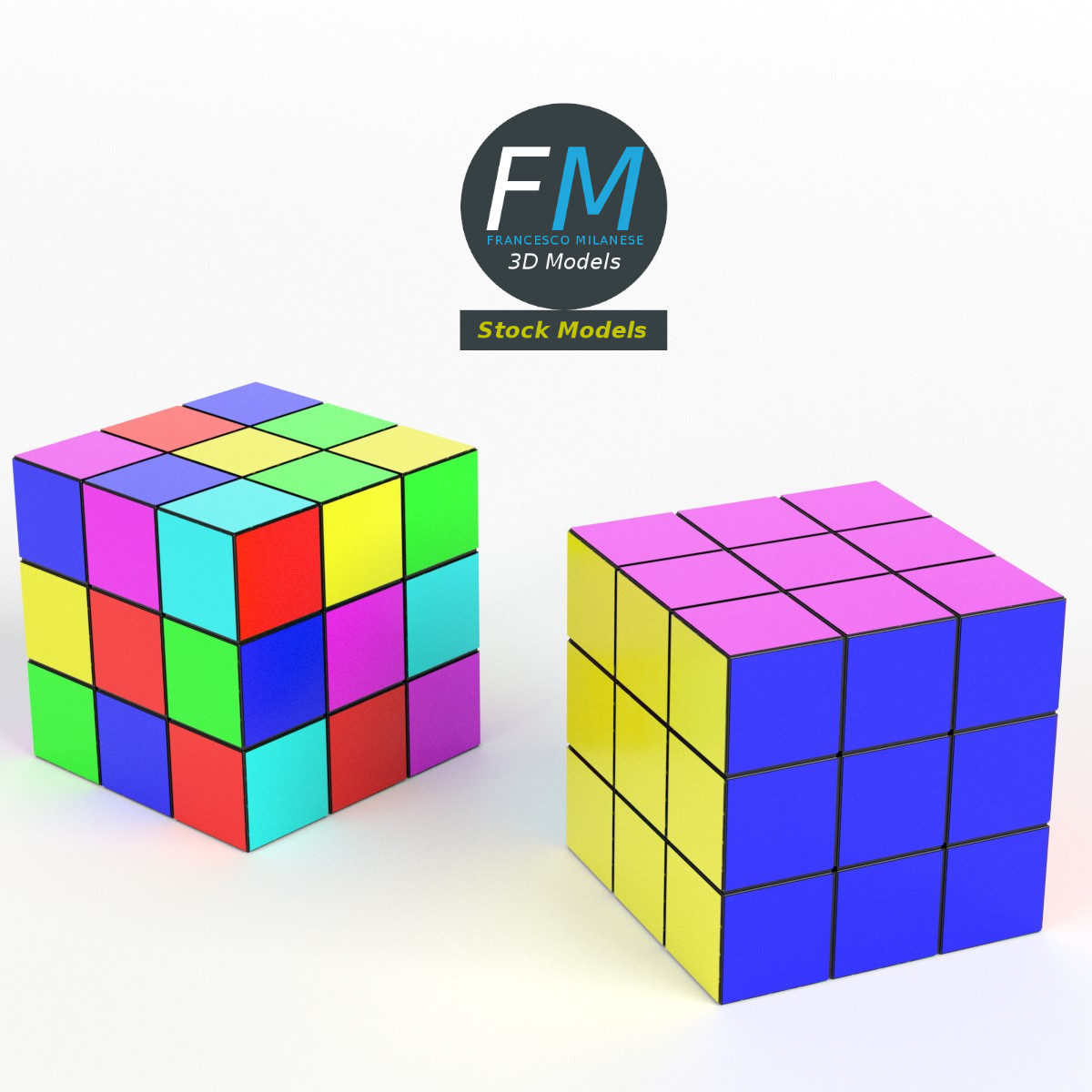 Rubik cubes by FrancescoMilanese85 | 3DOcean