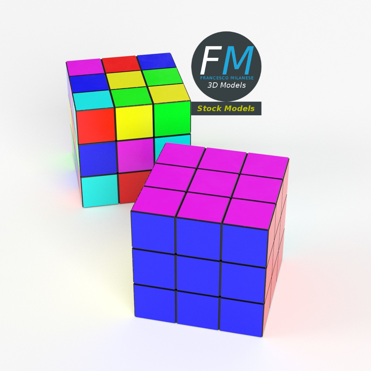 Rubik cubes by FrancescoMilanese85 | 3DOcean