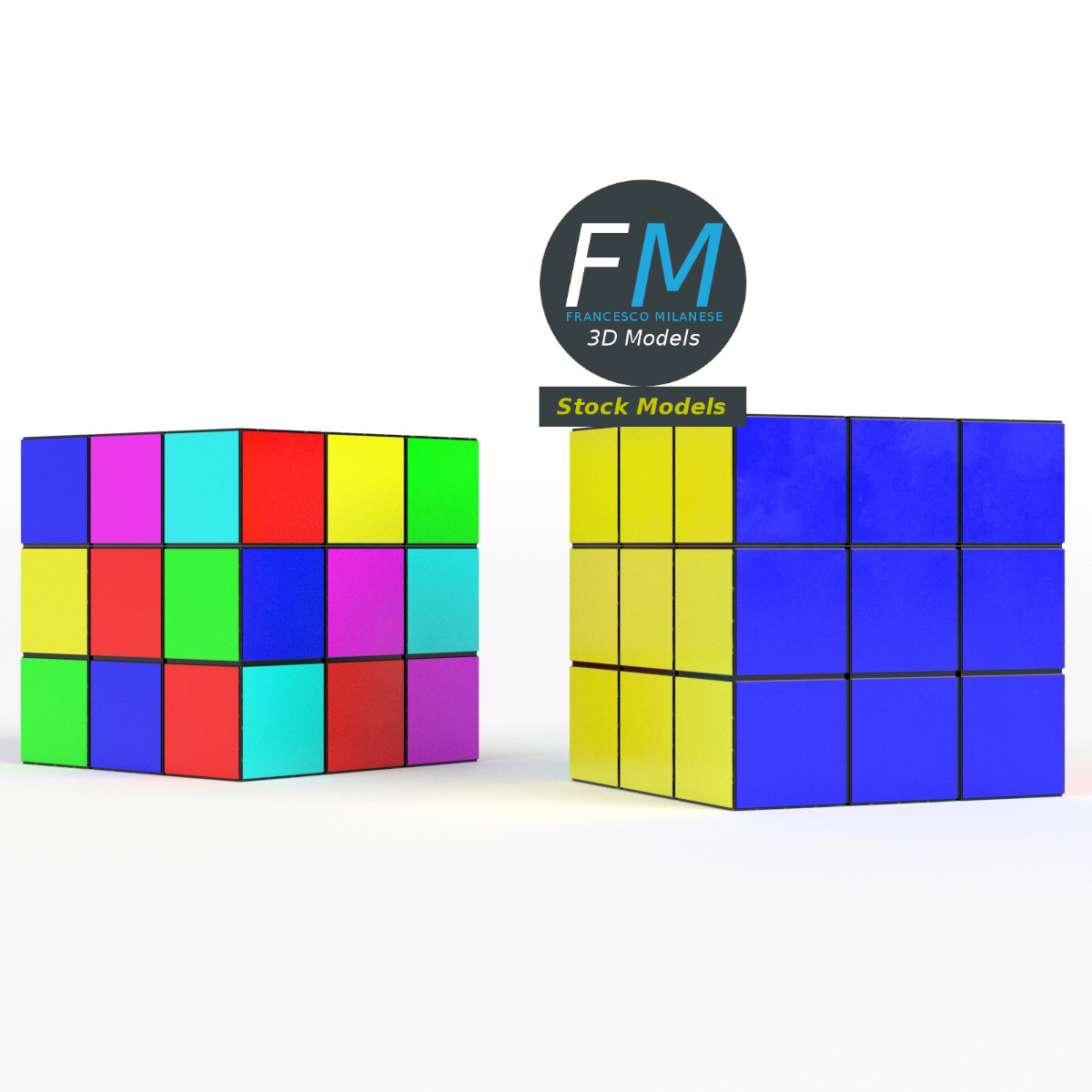 Rubik cubes by FrancescoMilanese85 | 3DOcean
