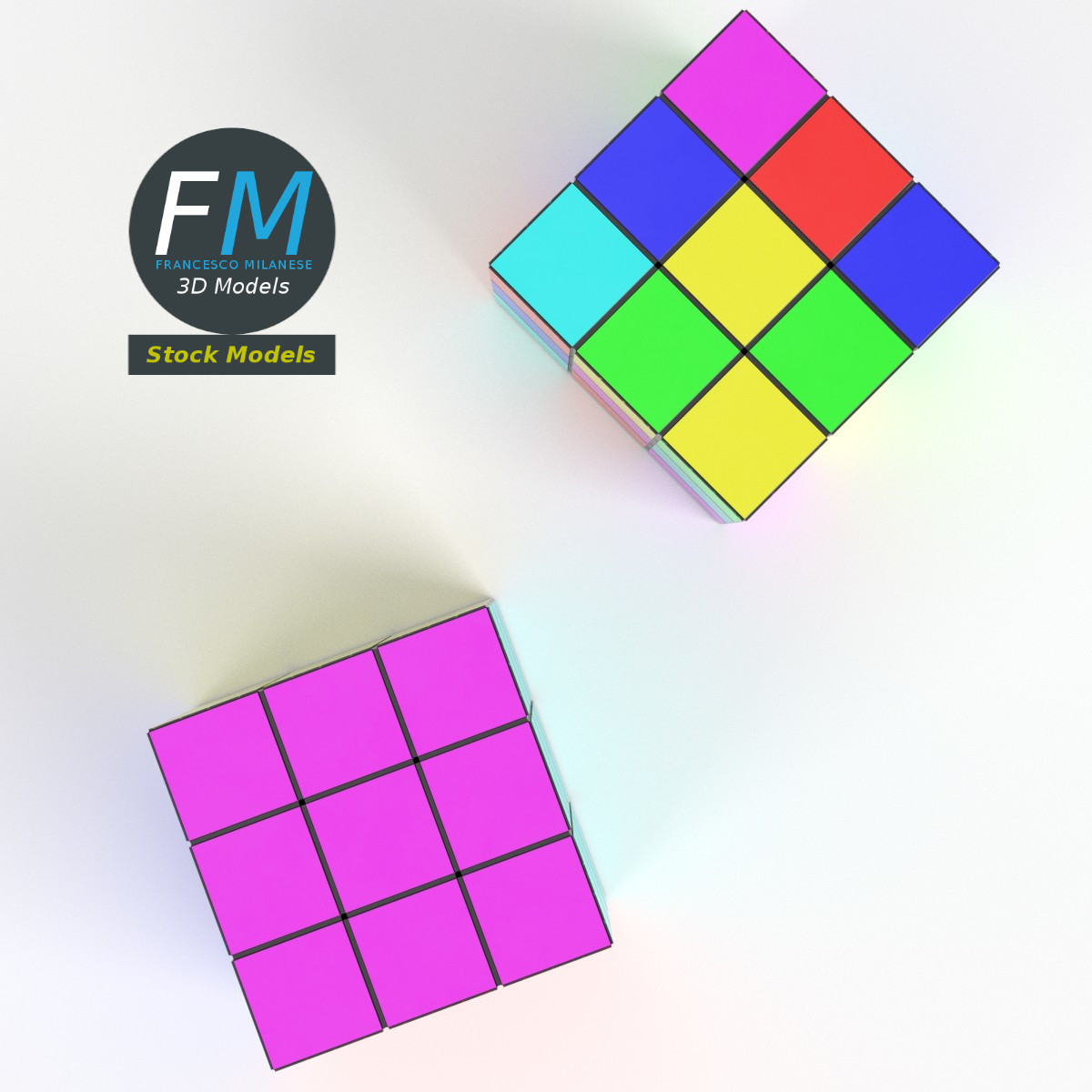 Rubik cubes by FrancescoMilanese85 | 3DOcean