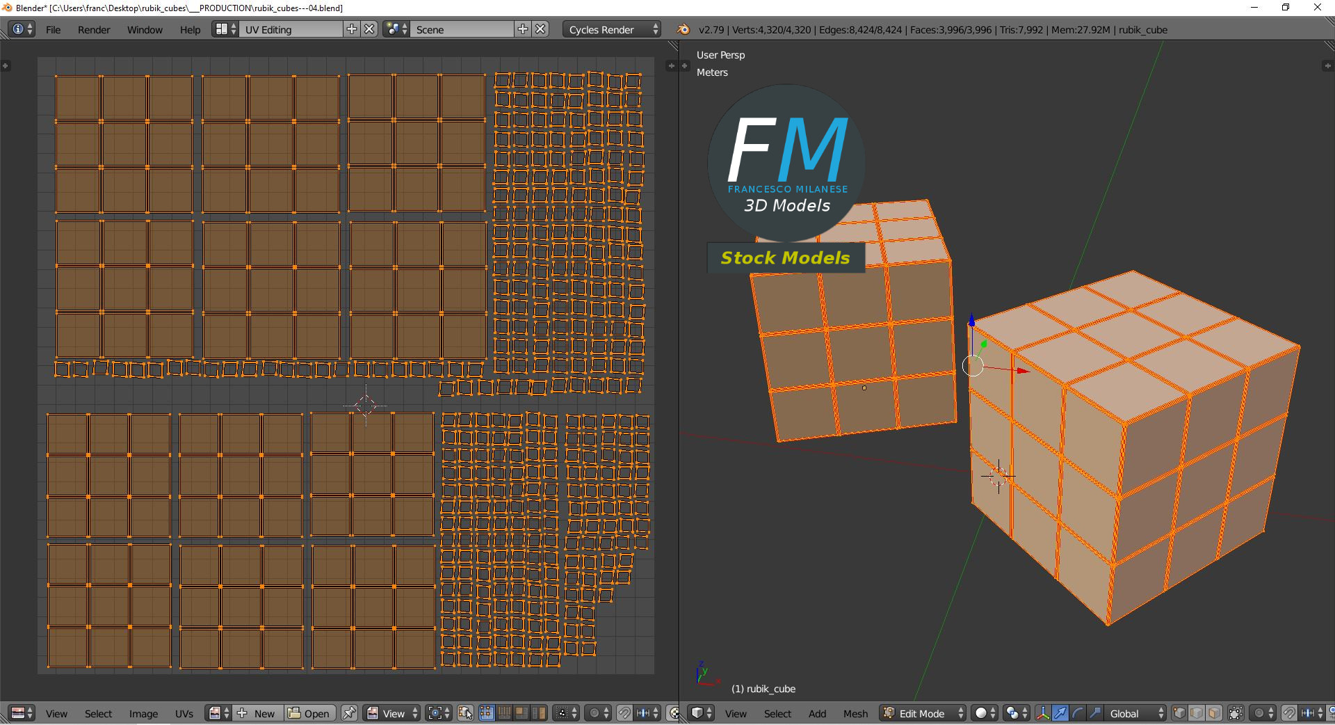 Rubik cubes by FrancescoMilanese85 | 3DOcean