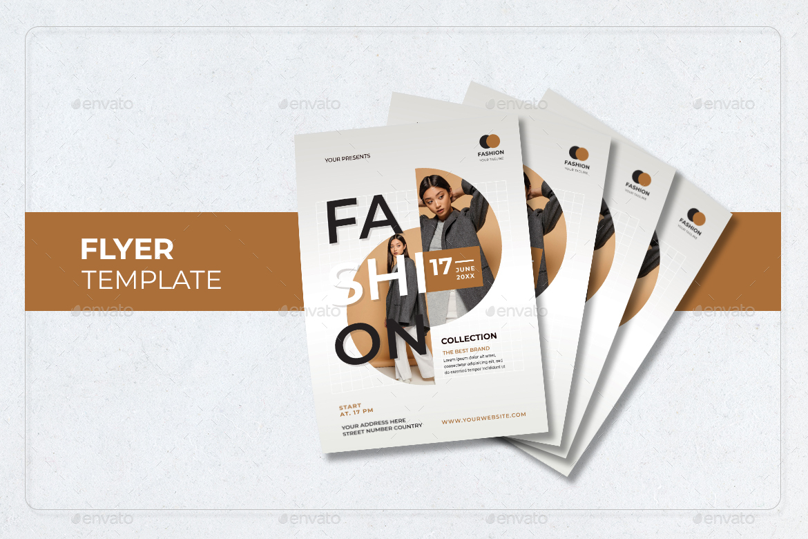 Fashion event new clean Flyer, Print Templates | GraphicRiver