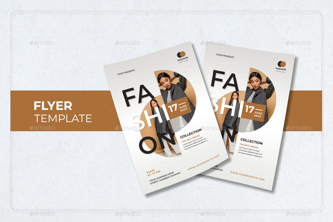 Fashion event new clean Flyer, Print Templates | GraphicRiver