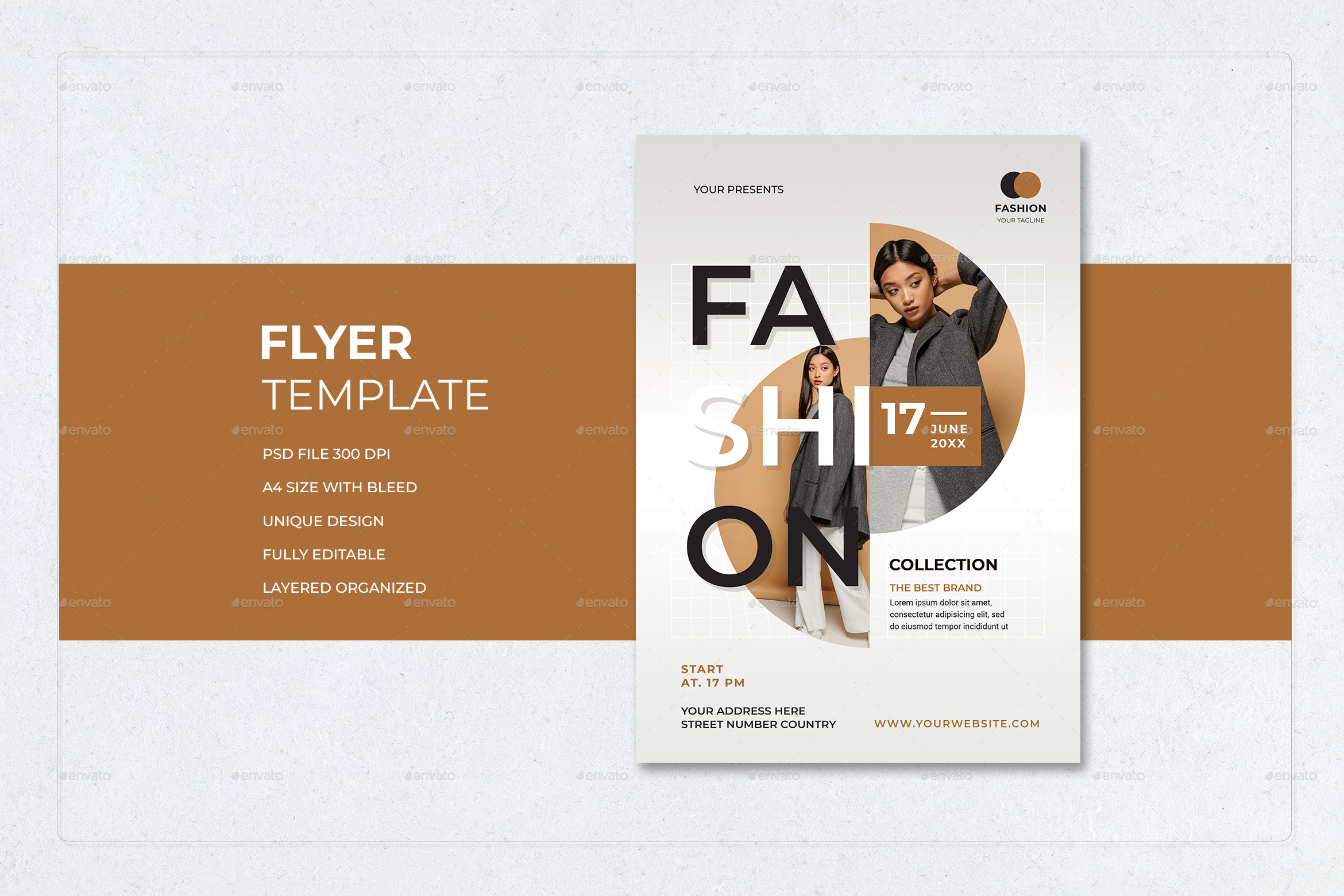 Fashion event new clean Flyer, Print Templates | GraphicRiver