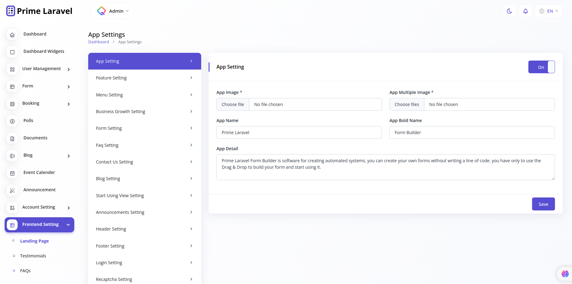 Prime Laravel - Form Builder & Poll Management System by Quebix-Technology
