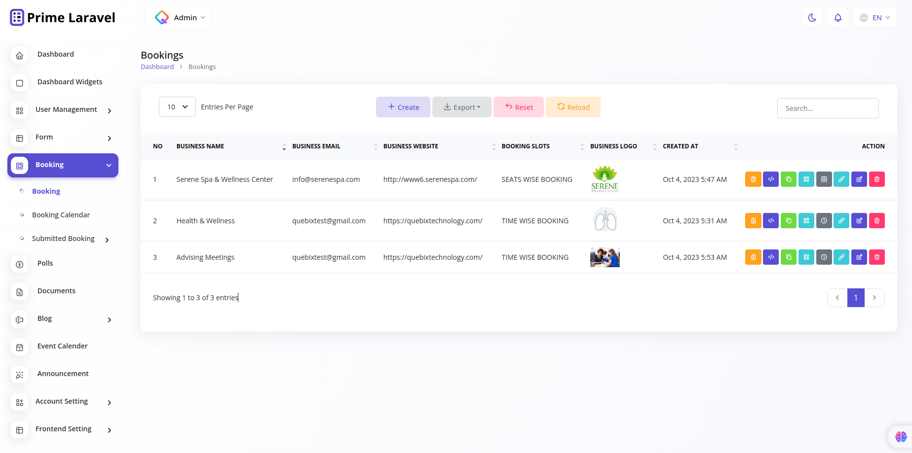 Prime Laravel - Form Builder & Poll Management System by Quebix-Technology