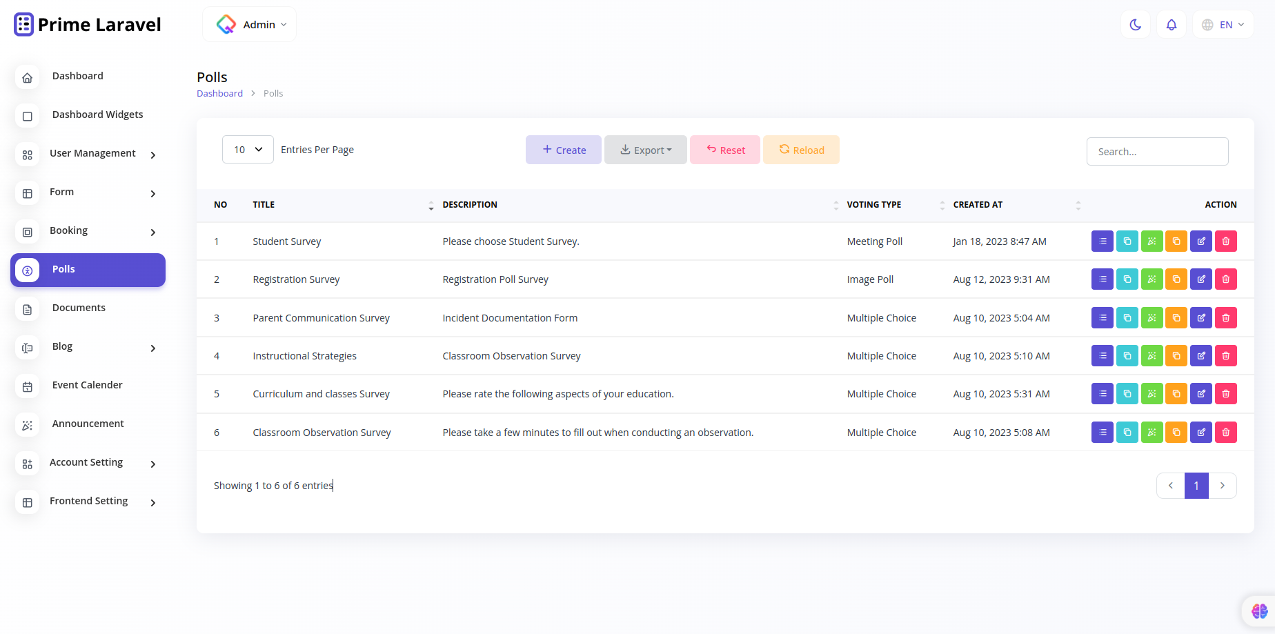 Prime Laravel - Form Builder & Poll Management System by Quebix-Technology