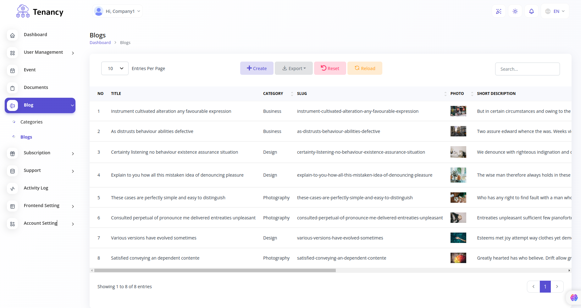 Tenancy - Domains, Database, Users, Role, Permissions & Settings by ...