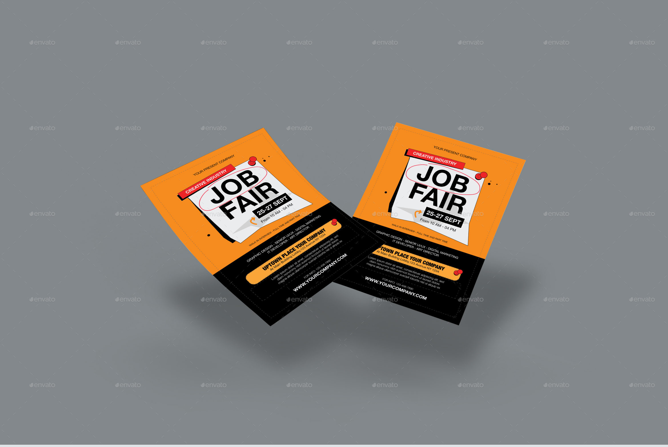 Job Fair Flyer, Print Templates | GraphicRiver