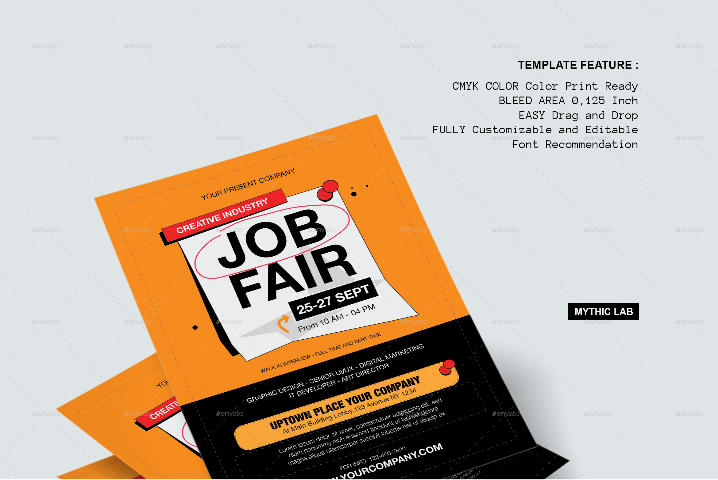 Job Fair Flyer, Print Templates | GraphicRiver