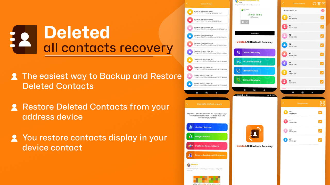 Deleted All Contacts Recovery - Recover Deleted Contacts - Contact Backup - Restore Contacts by ...