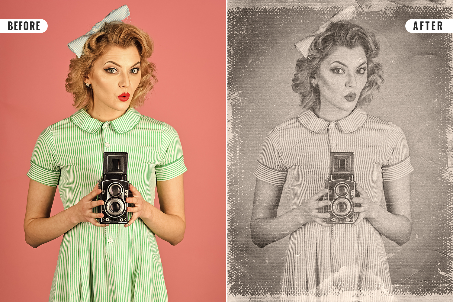 Vintage Photo Effect, Add-ons | GraphicRiver