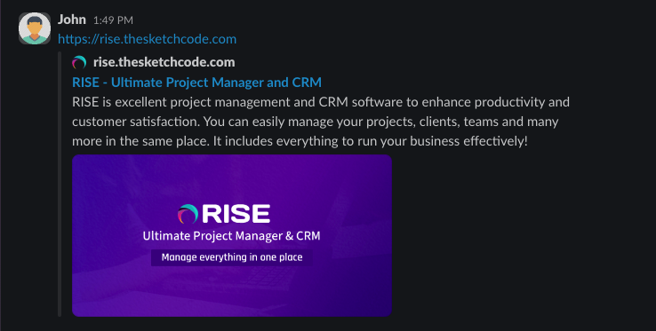 OG Image for RISE CRM by SketchCode | CodeCanyon