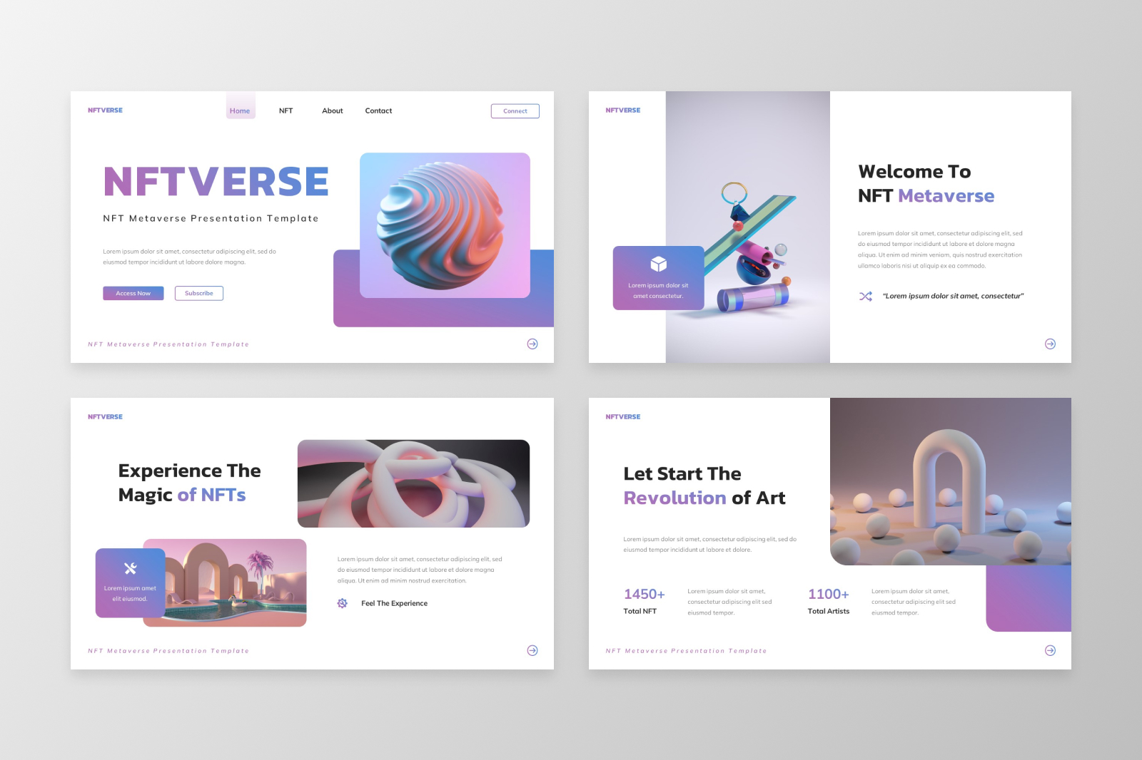 NFTVERSE - NFT PowerPoint Template, Presentation Templates | GraphicRiver