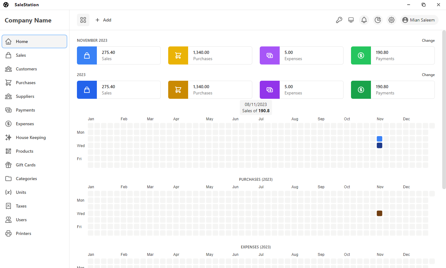 SaleStation - Point of Sale & Business Management System by Tecdiary