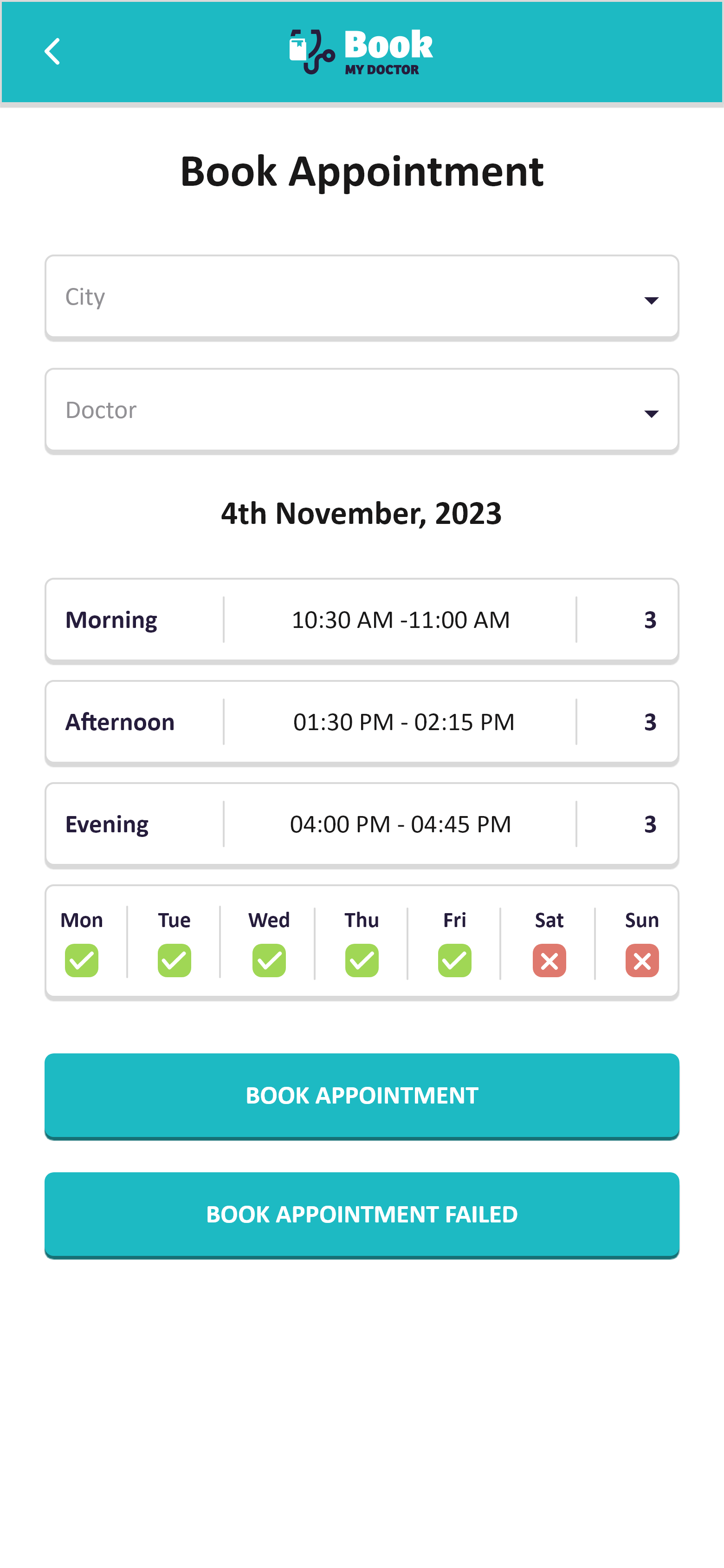 Book My Doctor UI Template - Flutter by beepixl | CodeCanyon