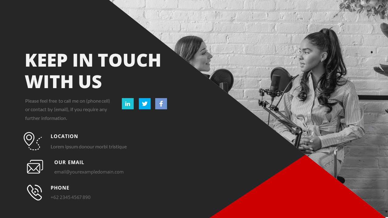 Podcast Talkshow Power Point Template, Presentation Templates ...