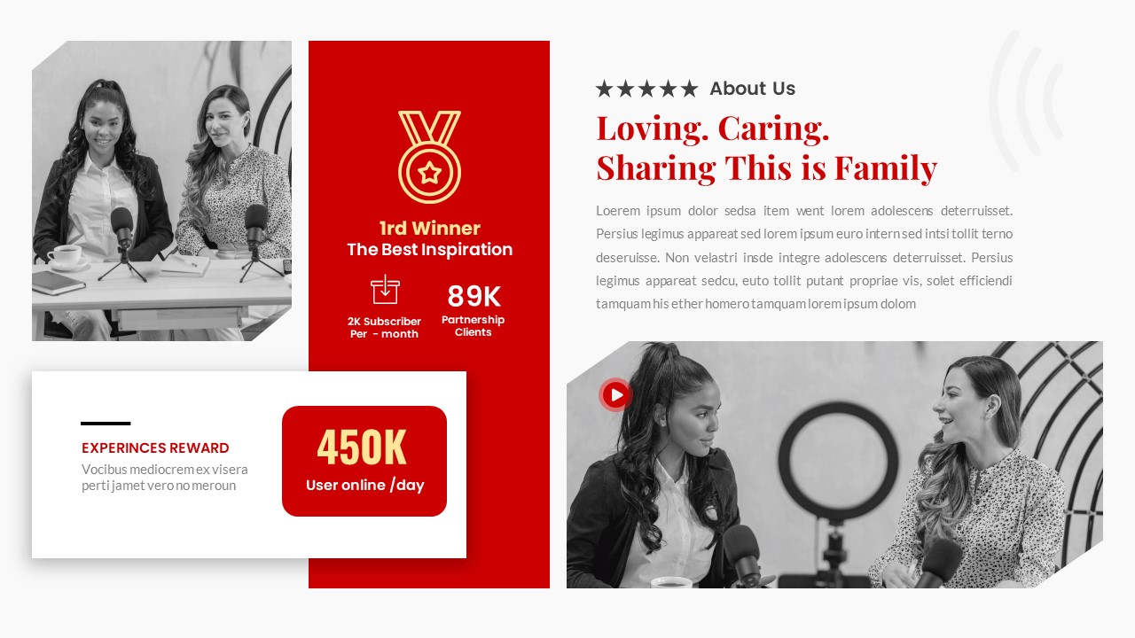 Podcast Talkshow Power Point Template, Presentation Templates ...