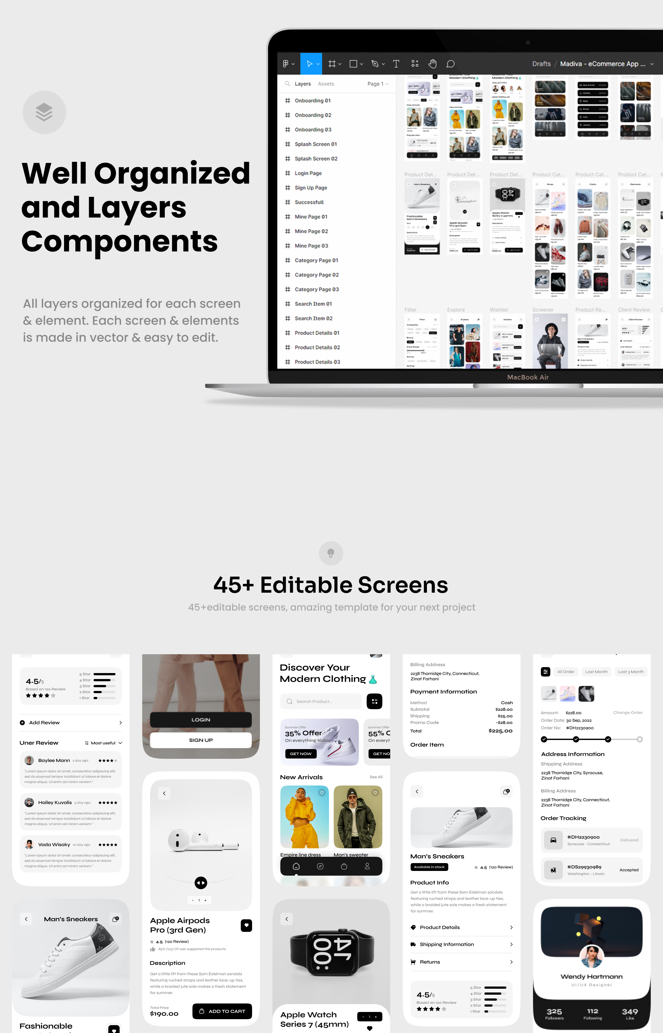 Madiva - eCommerce App UI Kit by pixleslab | ThemeForest