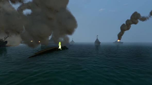 Defeated American Warships, Motion Graphics | VideoHive