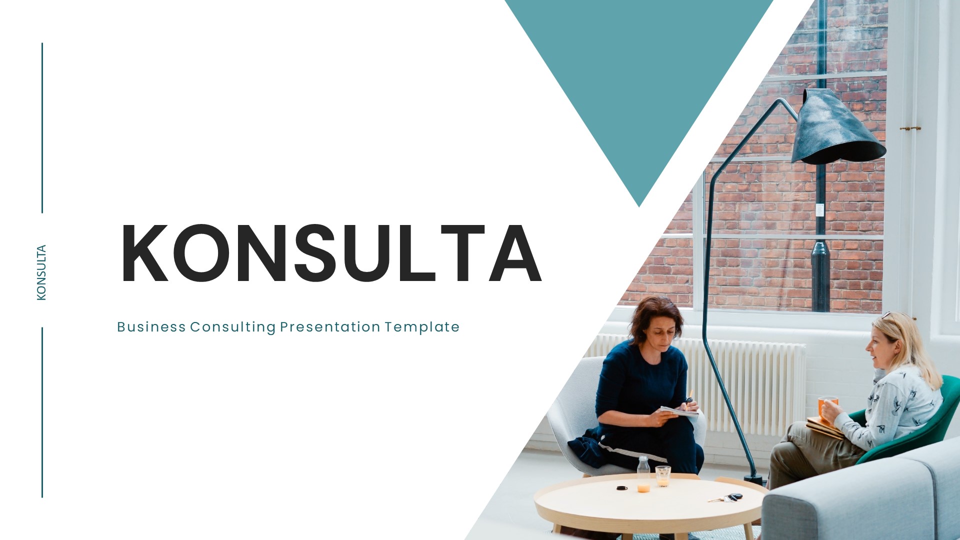Konsulta – Company Profile PowerPoint Template, Presentation Templates