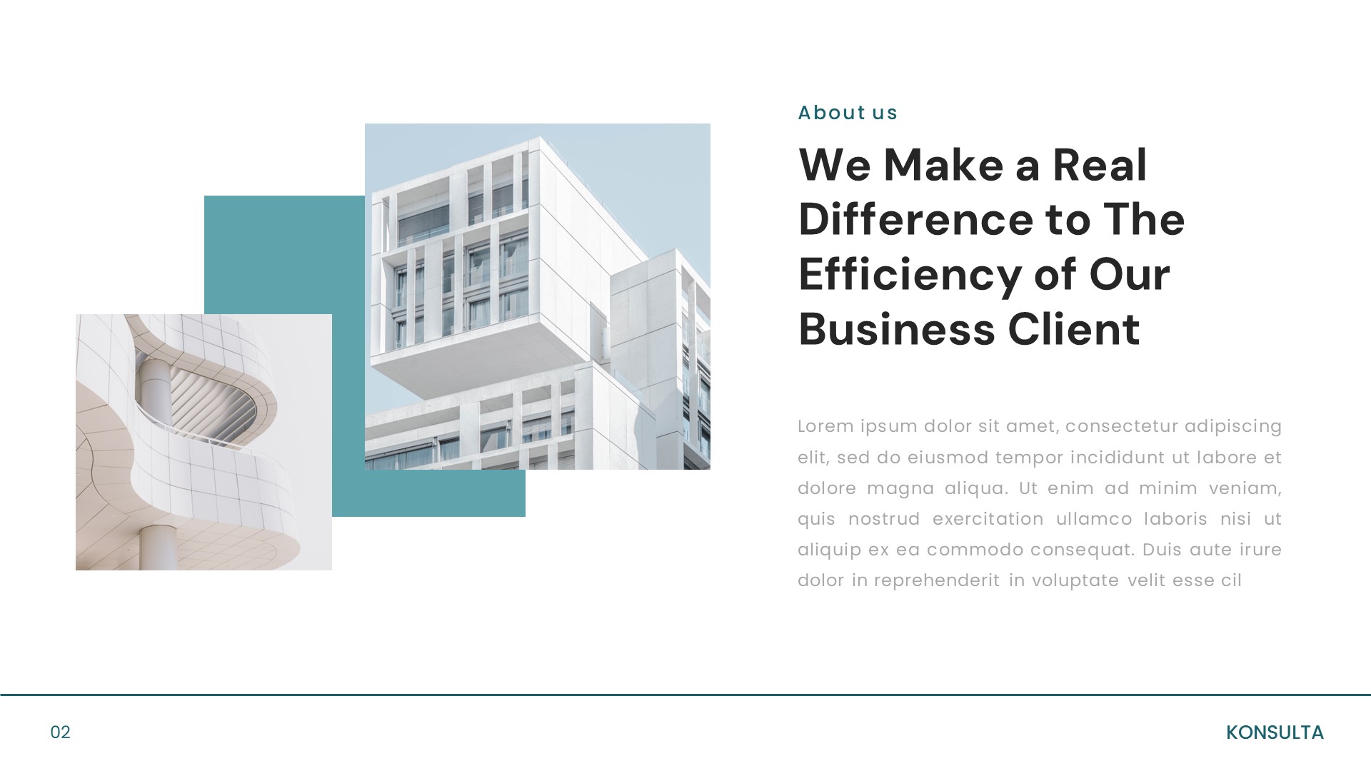 Konsulta – Company Profile PowerPoint Template, Presentation Templates