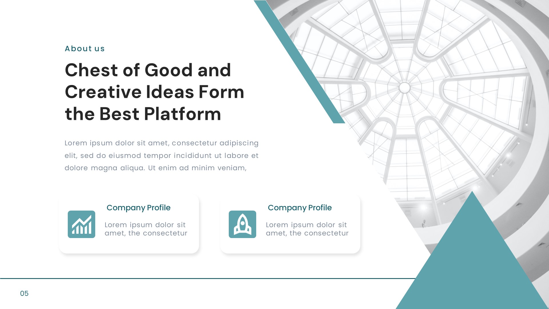 Konsulta – Company Profile PowerPoint Template, Presentation Templates