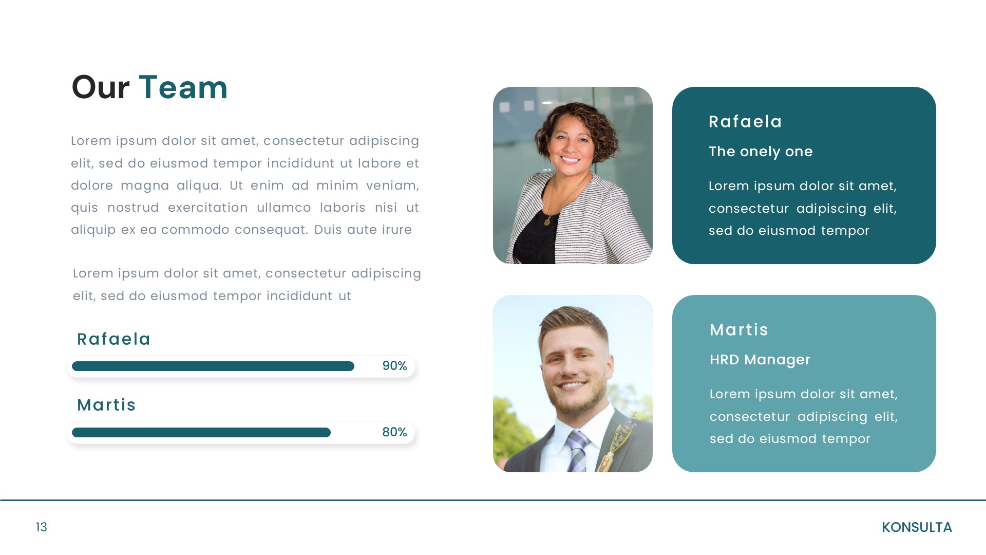 Konsulta – Company Profile PowerPoint Template, Presentation Templates