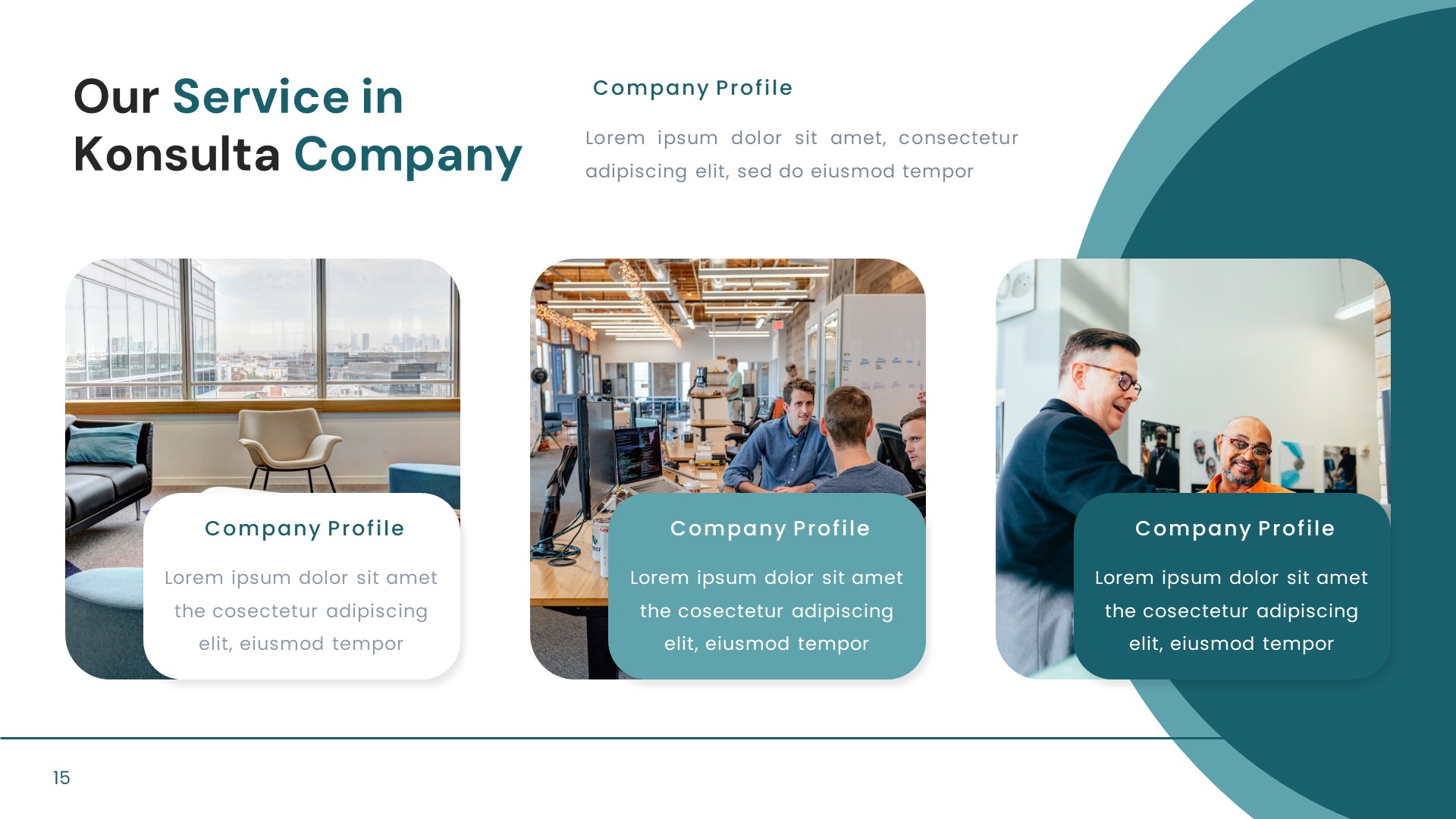 Konsulta – Company Profile PowerPoint Template, Presentation Templates