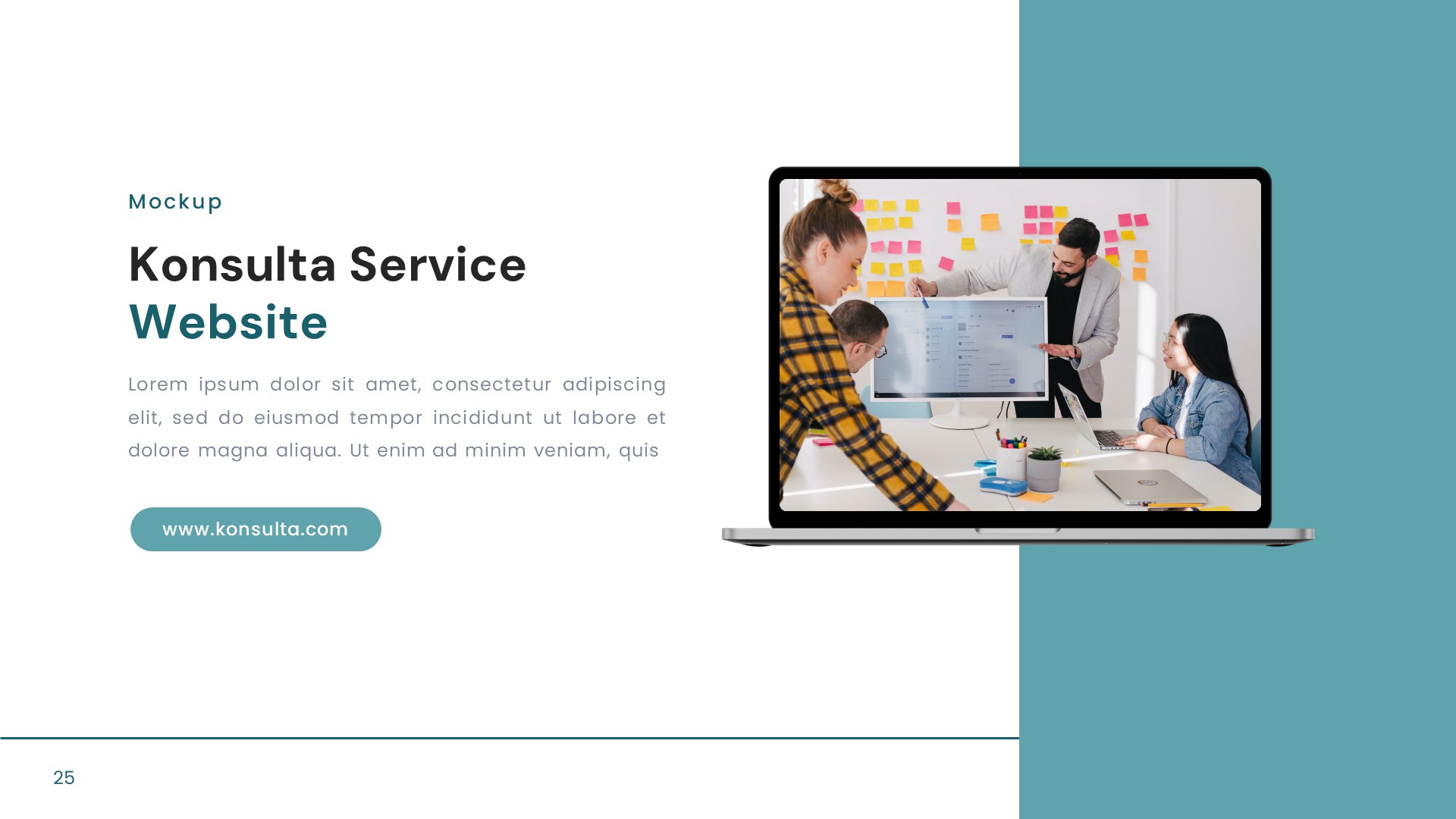 Konsulta – Company Profile PowerPoint Template, Presentation Templates