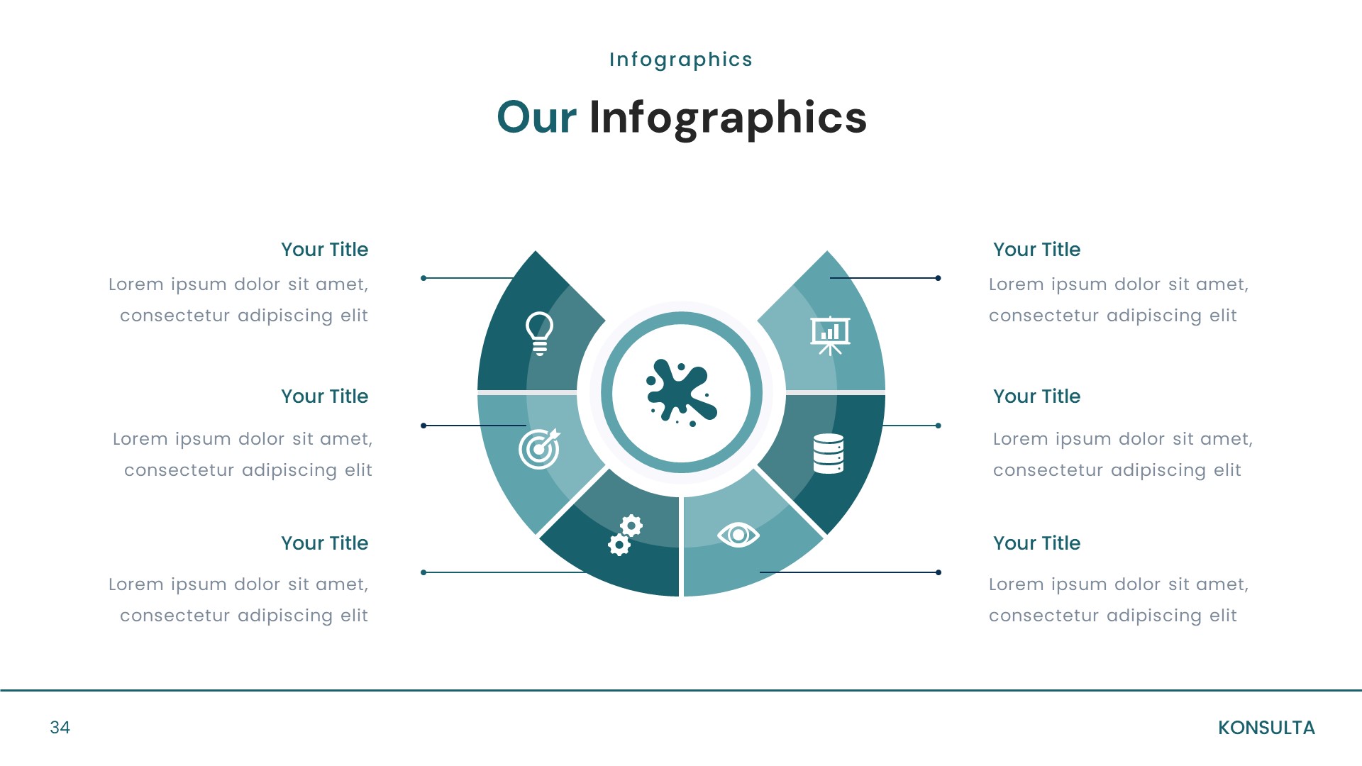 Konsulta – Company Profile PowerPoint Template, Presentation Templates
