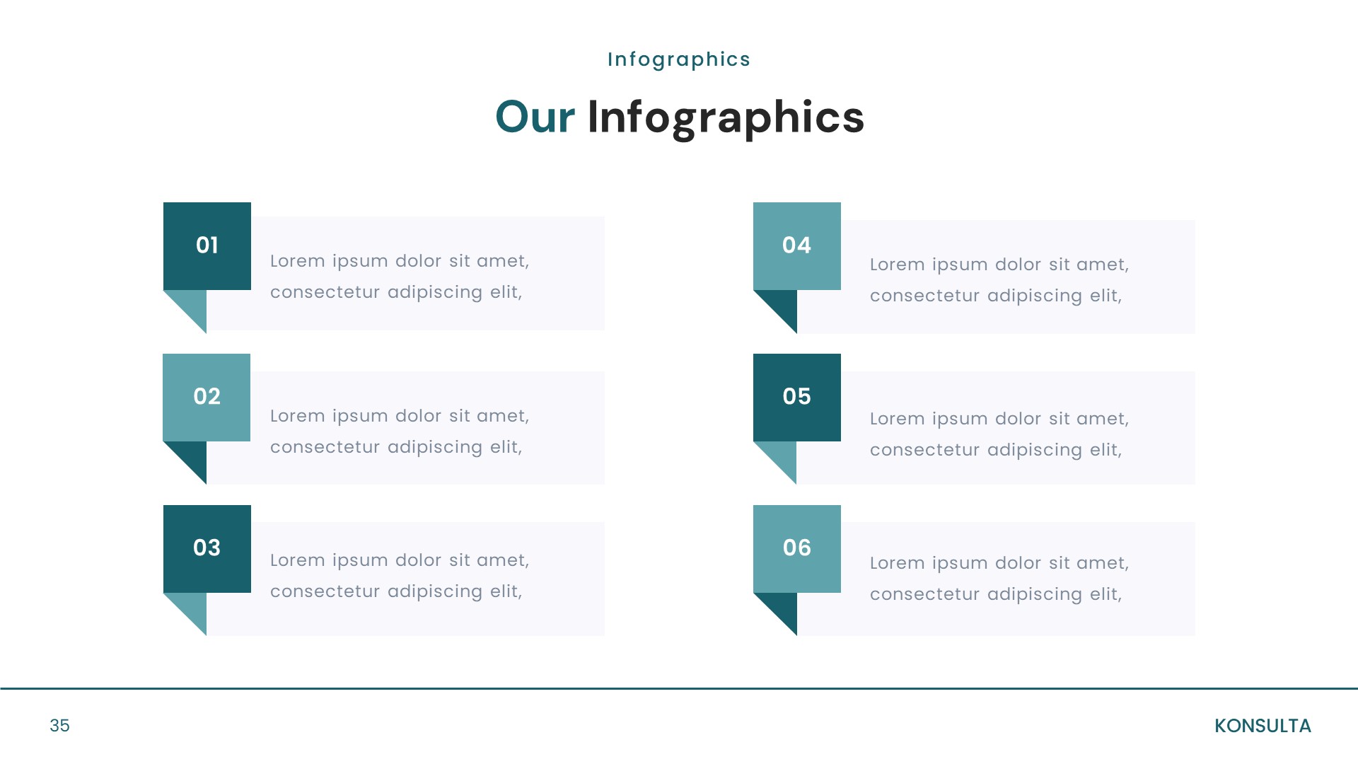 Konsulta – Company Profile PowerPoint Template, Presentation Templates