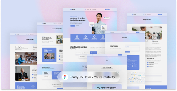 Artidea - Digital Agency Company Profile Figma Template by gridsnap