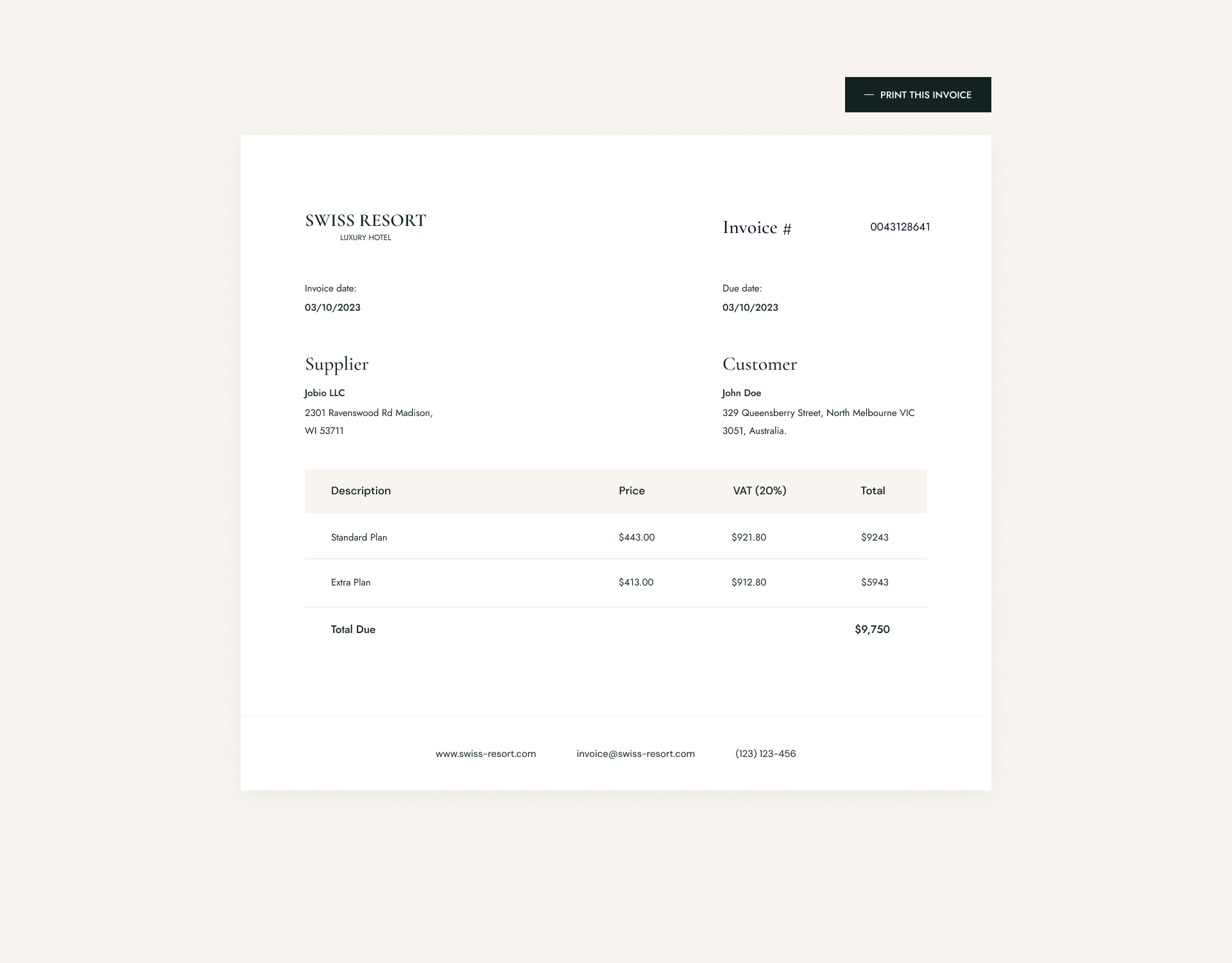 Swiss Resort - Hotel & Resort Booking Figma Template by CreativeLayers