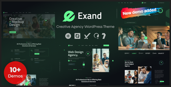Exand - Creative Agency WordPress Theme by Bravis-Themes | ThemeForest