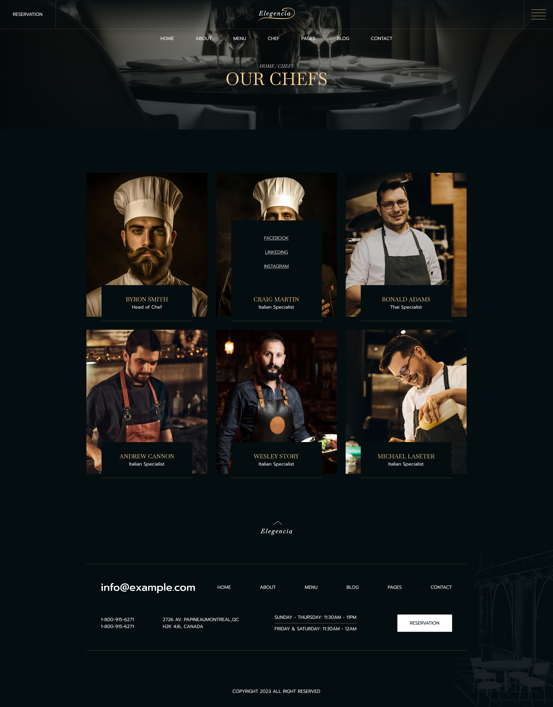 Elegencia - Hotel, Resort & Restaurant Figma Template by thememarch