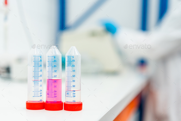 Tubes with samples in the table of a lab Stock Photo by Unai82 | PhotoDune