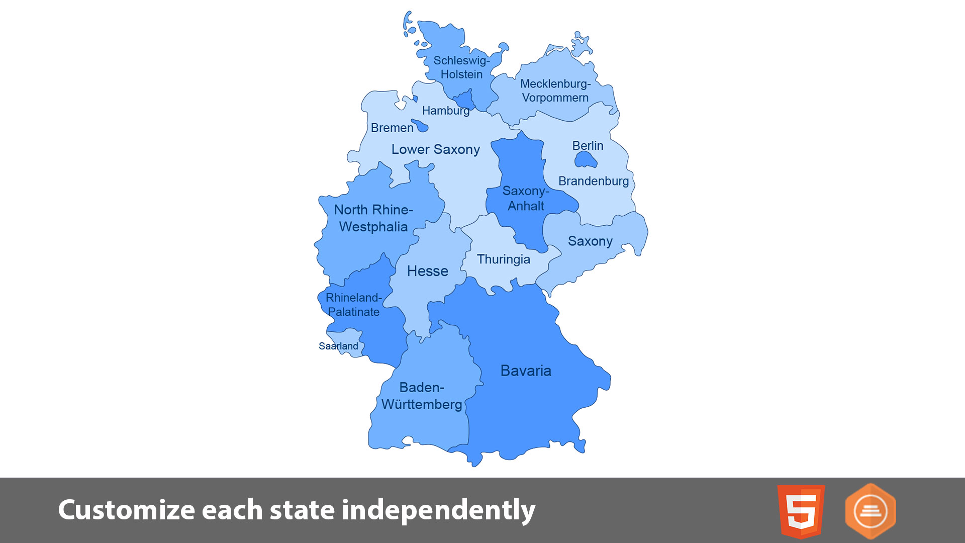 Interactive Map of Germany - HTML5 by Art101 | CodeCanyon