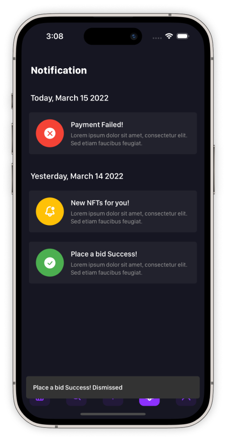 NFT Marketplace App | NFT Buying Selling Android + iOS App Template ...