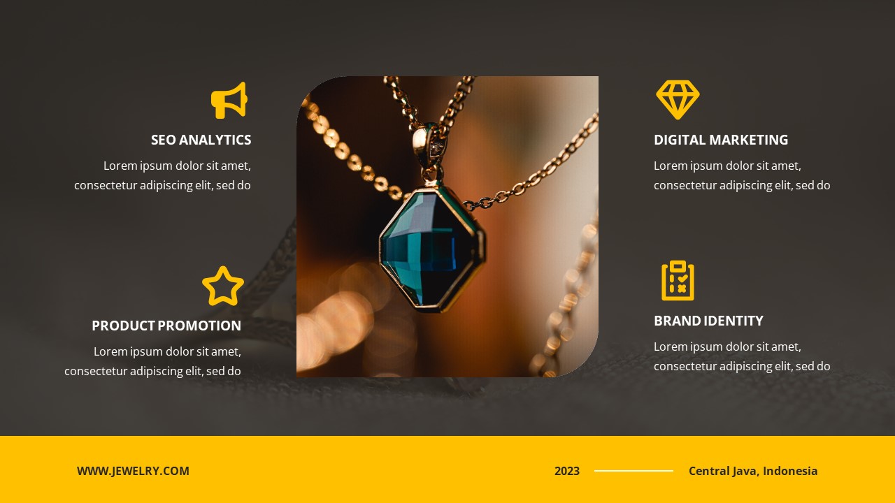 Jewelry PowerPoint Template, Presentation Templates | GraphicRiver