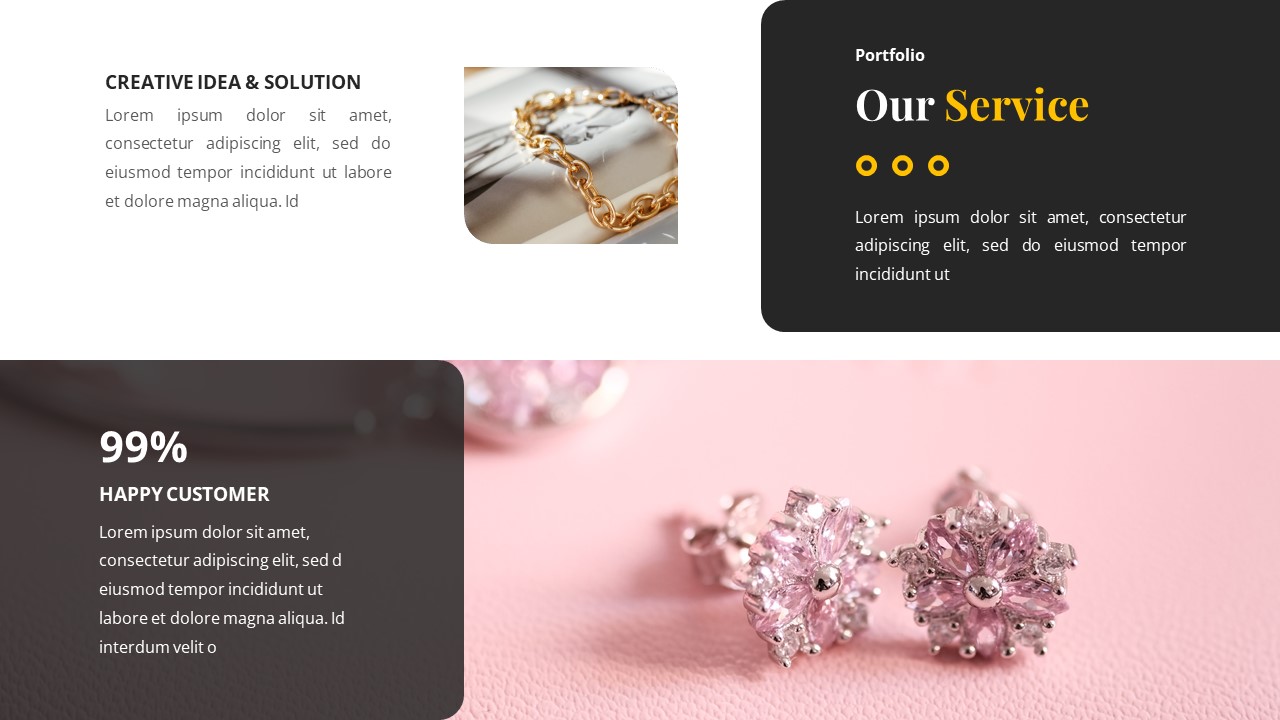 Jewelry PowerPoint Template, Presentation Templates | GraphicRiver