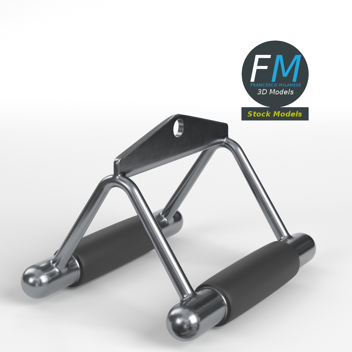 Pulley handle gym equipment 1 by FrancescoMilanese85 | 3DOcean