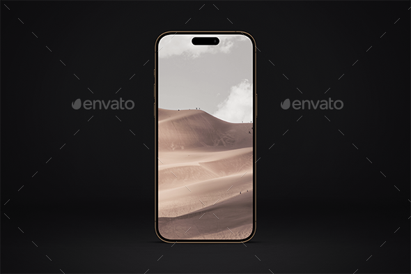 iPhone 15 Pro Max Screen Mockup, Graphics | GraphicRiver