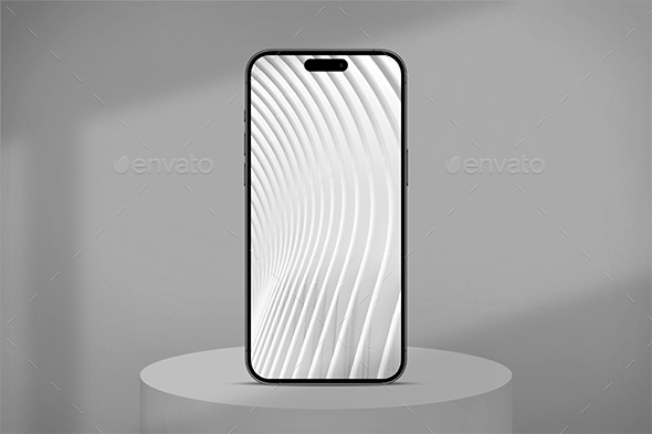 iPhone 15 Pro Max Screen Mockup, Graphics | GraphicRiver