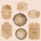 aged paper labels vector illustration, Vectors | GraphicRiver